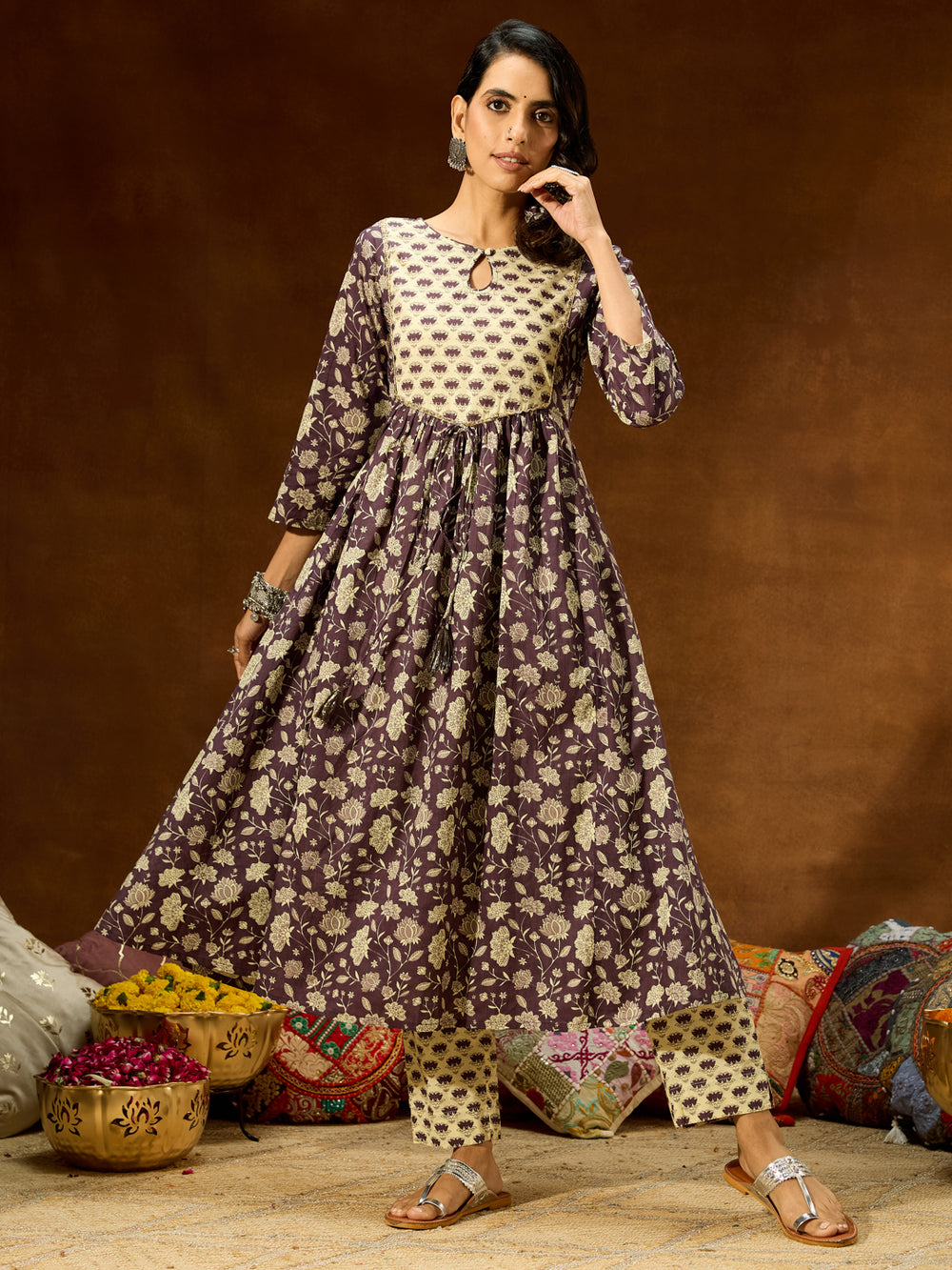 A-Line Kurta Set